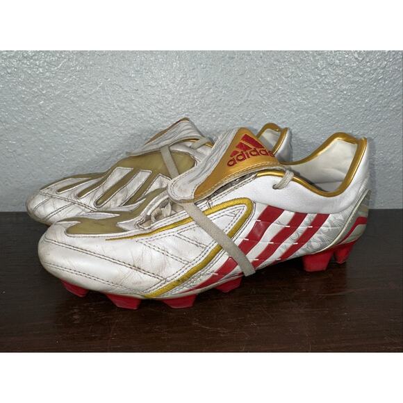 adidas | Shoes | Rare Vintage Adidas Predator Trx Fg 208 Whitegoldred ...